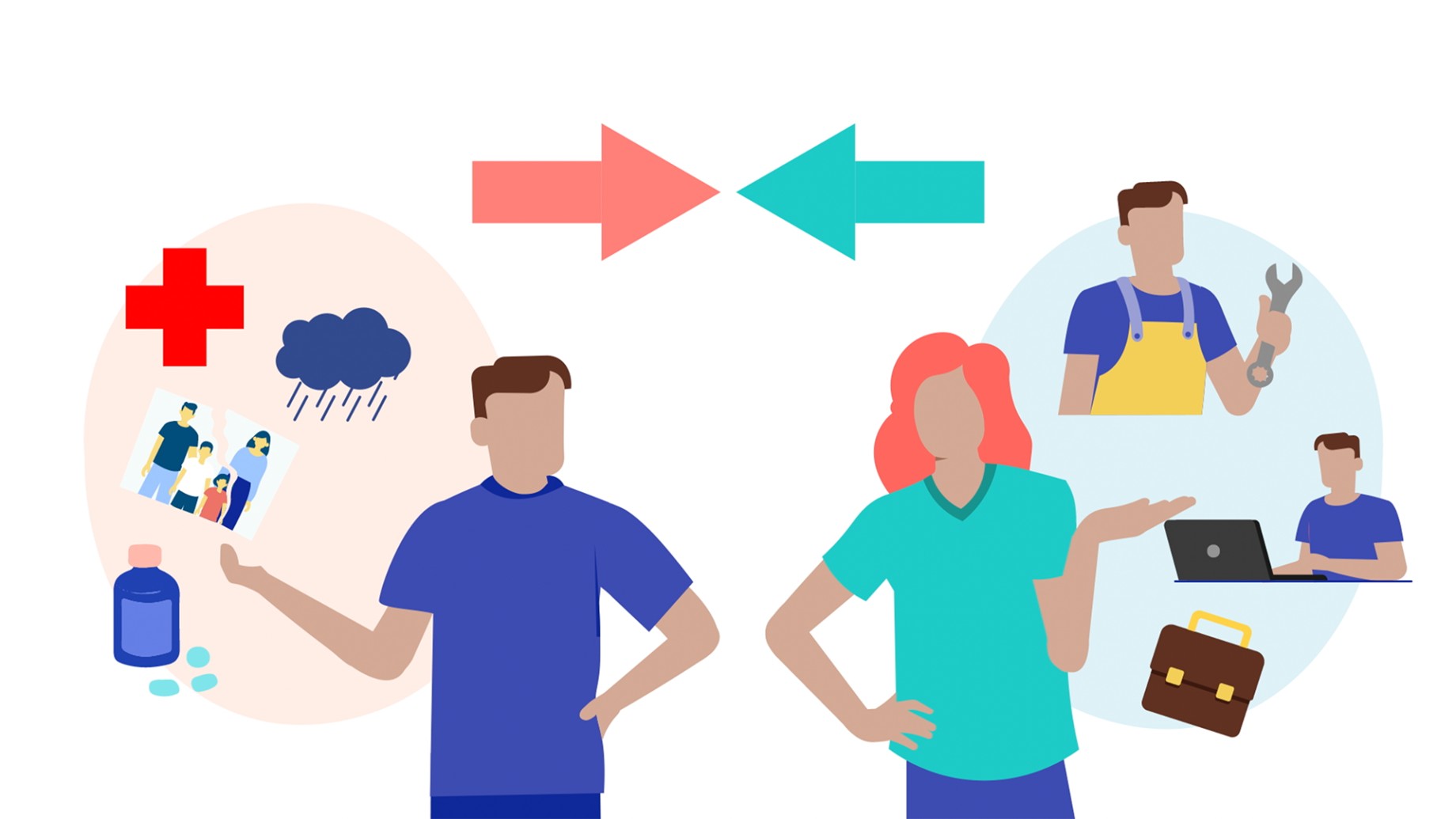 Veiledning av veisøkere hvor forståelsen av egen situasjon er i konflikt med oppdraget ...